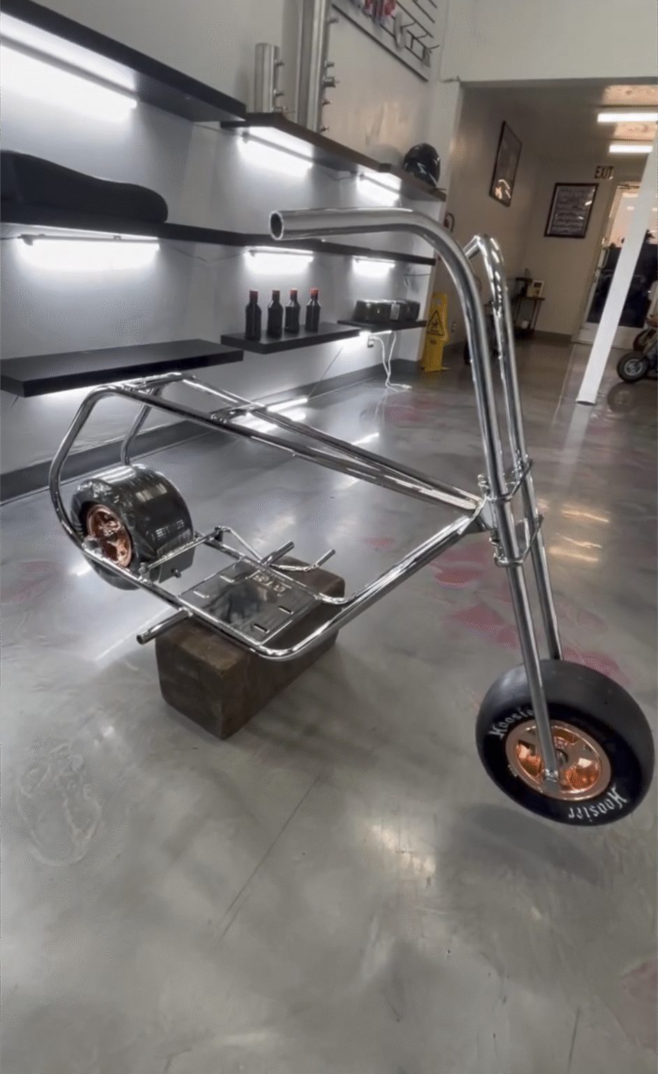 Custom Chrome Mini Drag Bike Roller 🔥 - VOLTS MINIBIKES