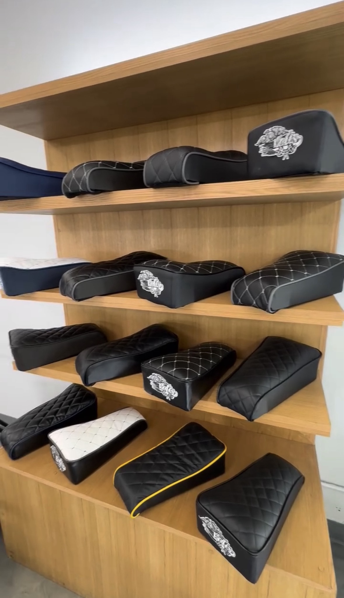 Volts Diamond-Stitched Mini Bike Seat – Signature Series - VOLTS MINIBIKES